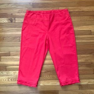Ruby Rd. | Pants & Jumpsuits | Nwt Ruby Rd Womens Red Stretch Capri ...